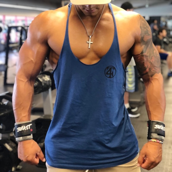 TRAIN4FIT | Shirts | Mens Old School Bodybuilding Stringer | Poshmark